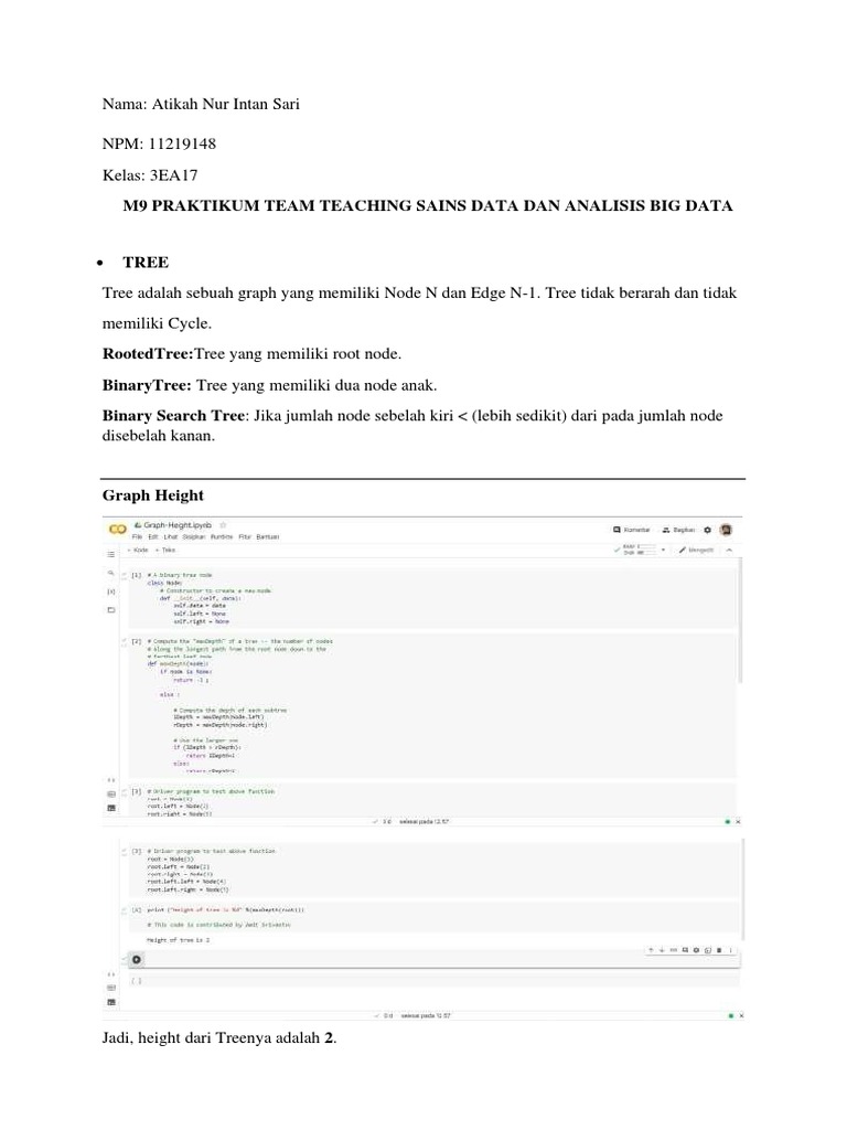 Praktikum Sains Data Dan Analisis Big Data - M9 | PDF