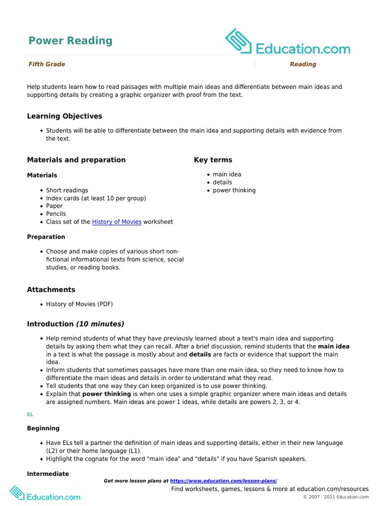 Usr Local SRC Education - Com Files Static Lesson-Plans Power-Reading Power-Reading | PDF