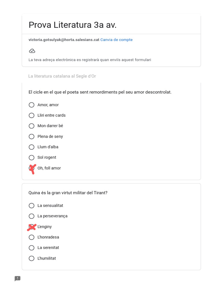 Prova Literatura 3a Av | PDF