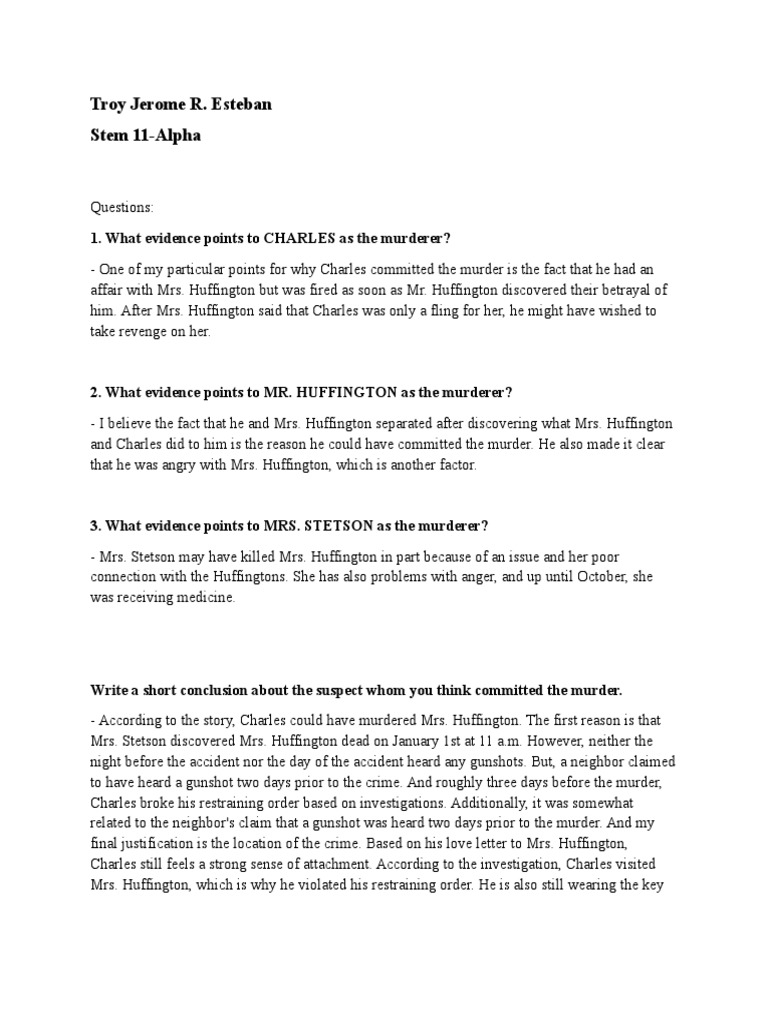 Murder | PDF