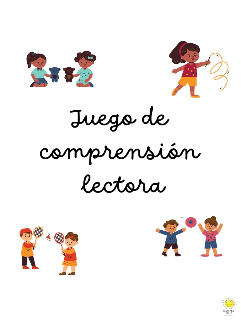 Juego de Comprensión Lectora Infantil | PDF
