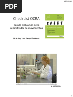 Metodo OCRA | PDF | Frecuencia | Anatomía