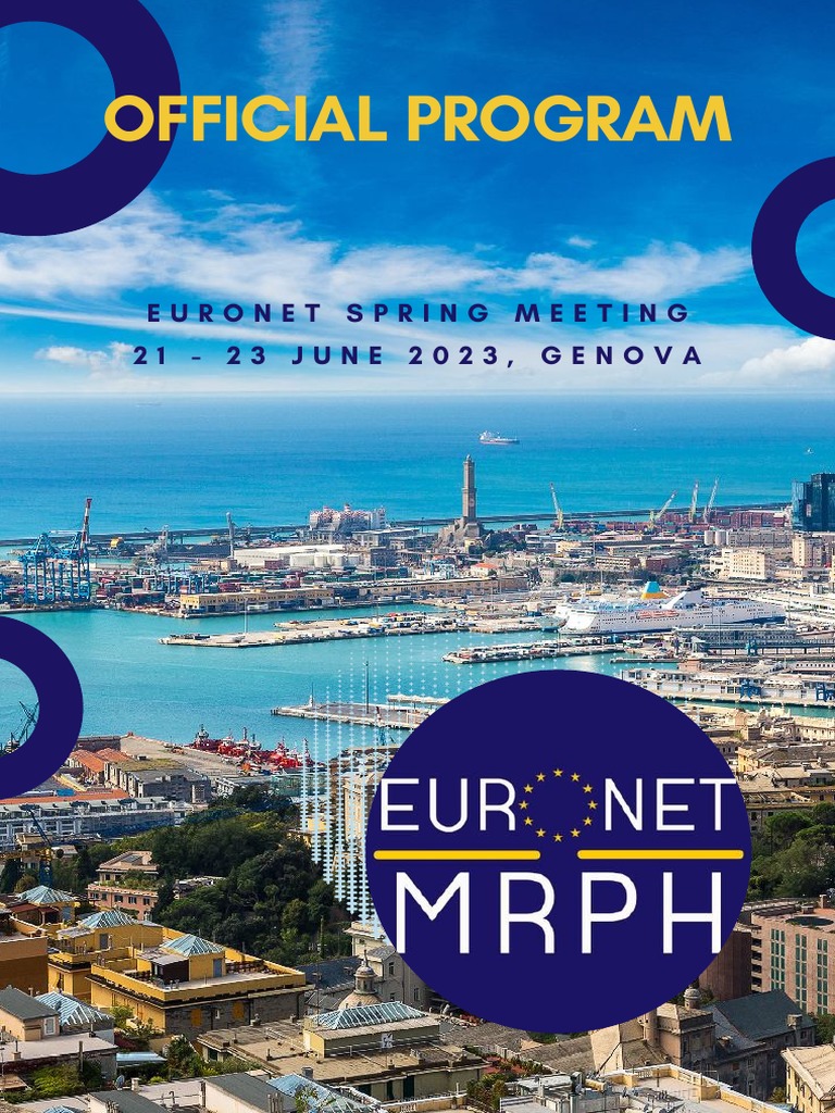 EuroNet MRPH : Official Program 2023 EuroNet Genoa | PDF