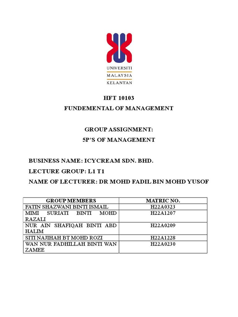 Management Assignment | PDF