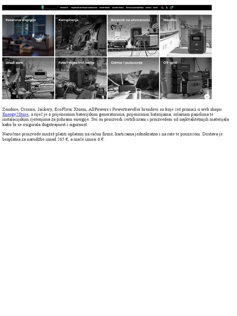 Energy2Store - Baterije Za Pohranu Energije | PDF