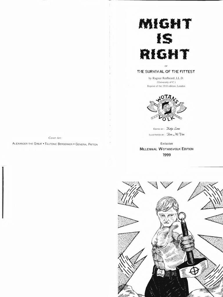 Might Is Right - Ragnar Redbeard - Text | PDF | Courage | Truth