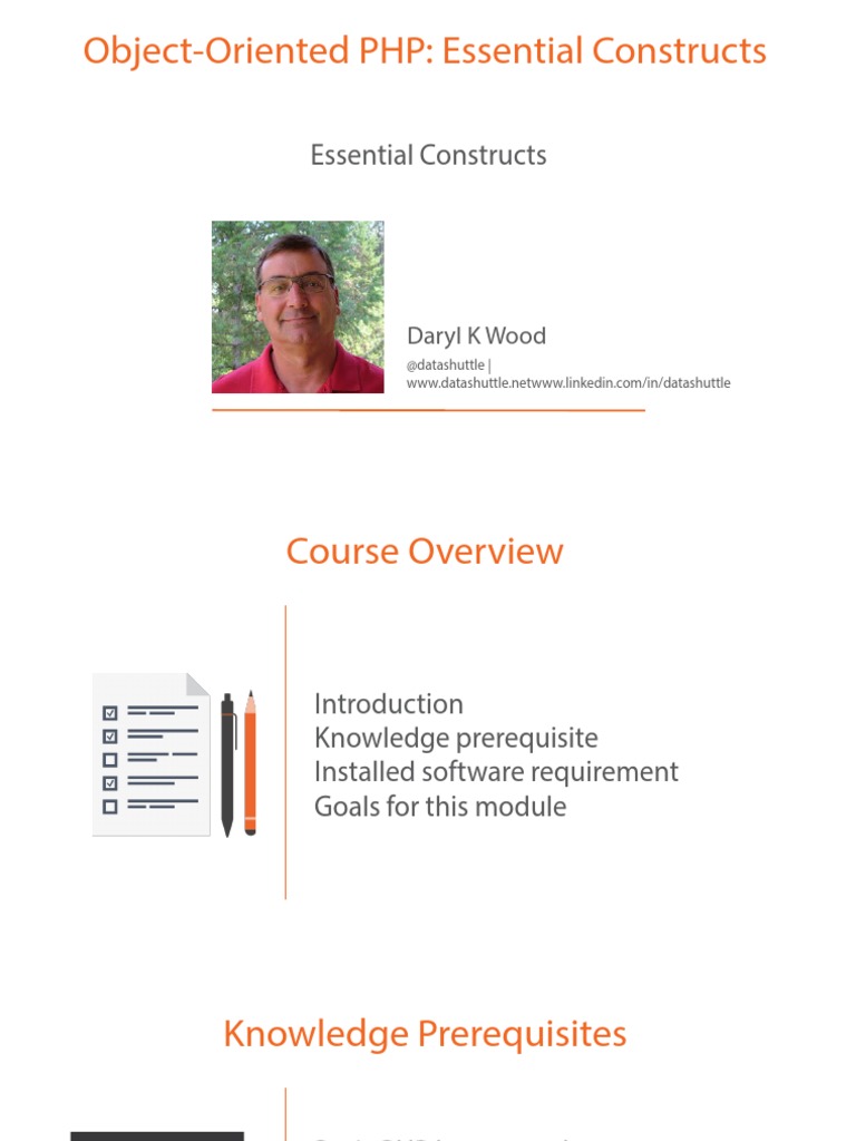 1 Object Oriented Php Essential Constructs M1 Slides Pdf Class Computer Programming Php 9834