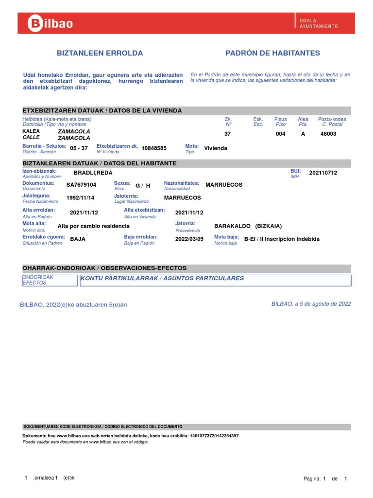 Verificar Padron | PDF