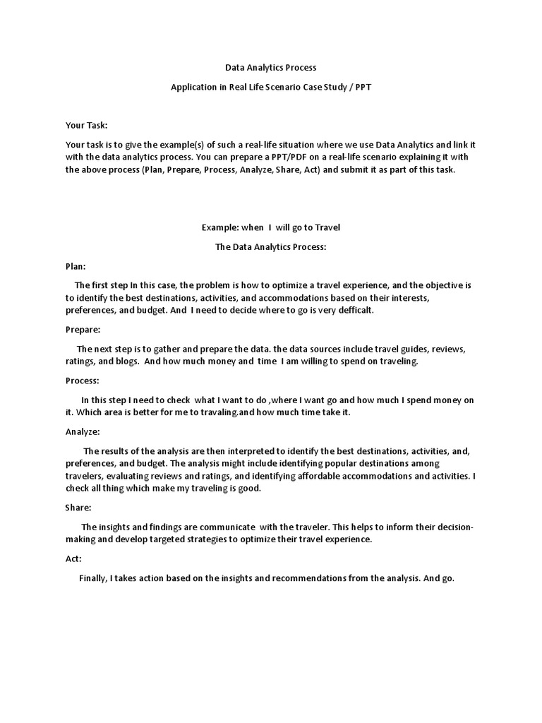 Data Analytics Process (Project No.1) | PDF Data Analytics Process (Project No.1) | PDF