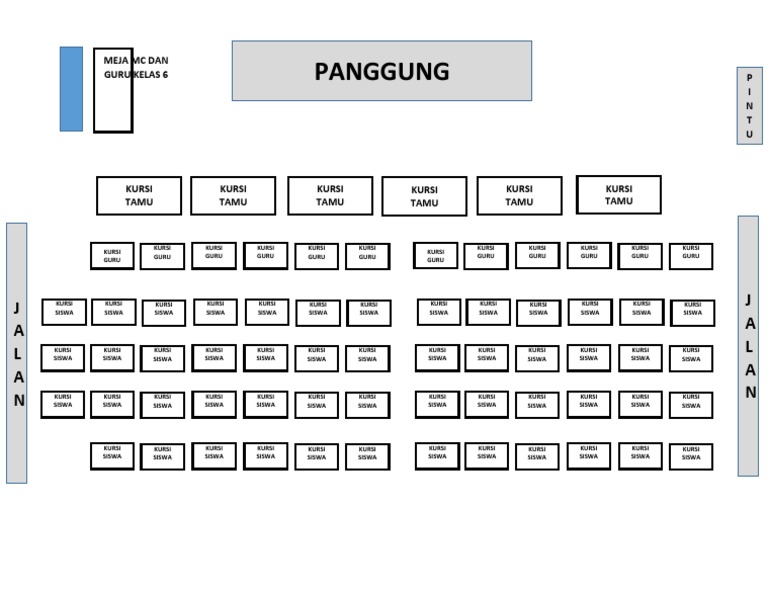 Denah Tempat Duduk Acara Perpisahan | PDF