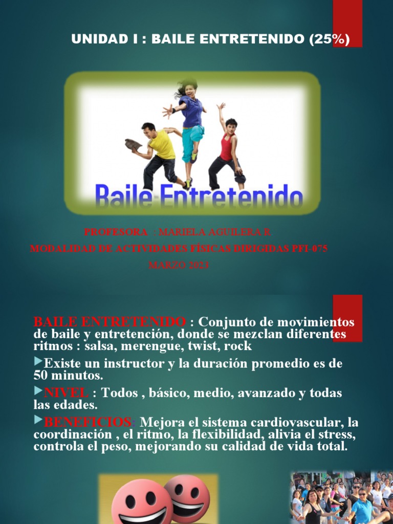 Baile Entretenido: Beneficios y Estructura | PDF