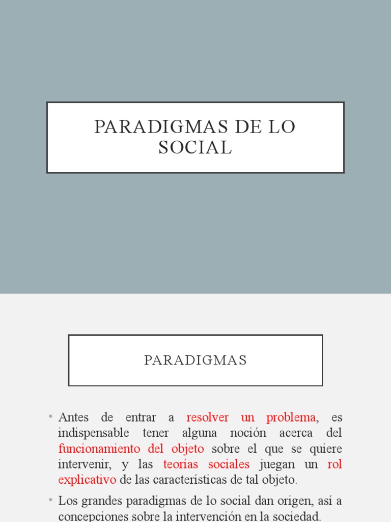 Paradigmas de Lo Social - Corvalán | PDF | Paradigma | Trabajo Social