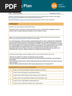 Cno Learning Plan | PDF | Nursing | Goal