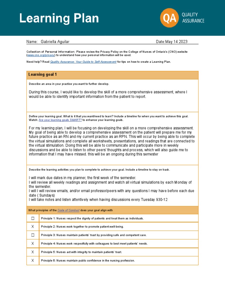 Smart Goals Examples For Nurses