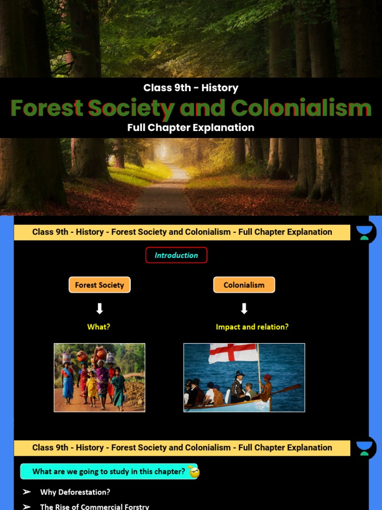 Forest Society and Colonialism Overview | PDF | Forestry | Plantation