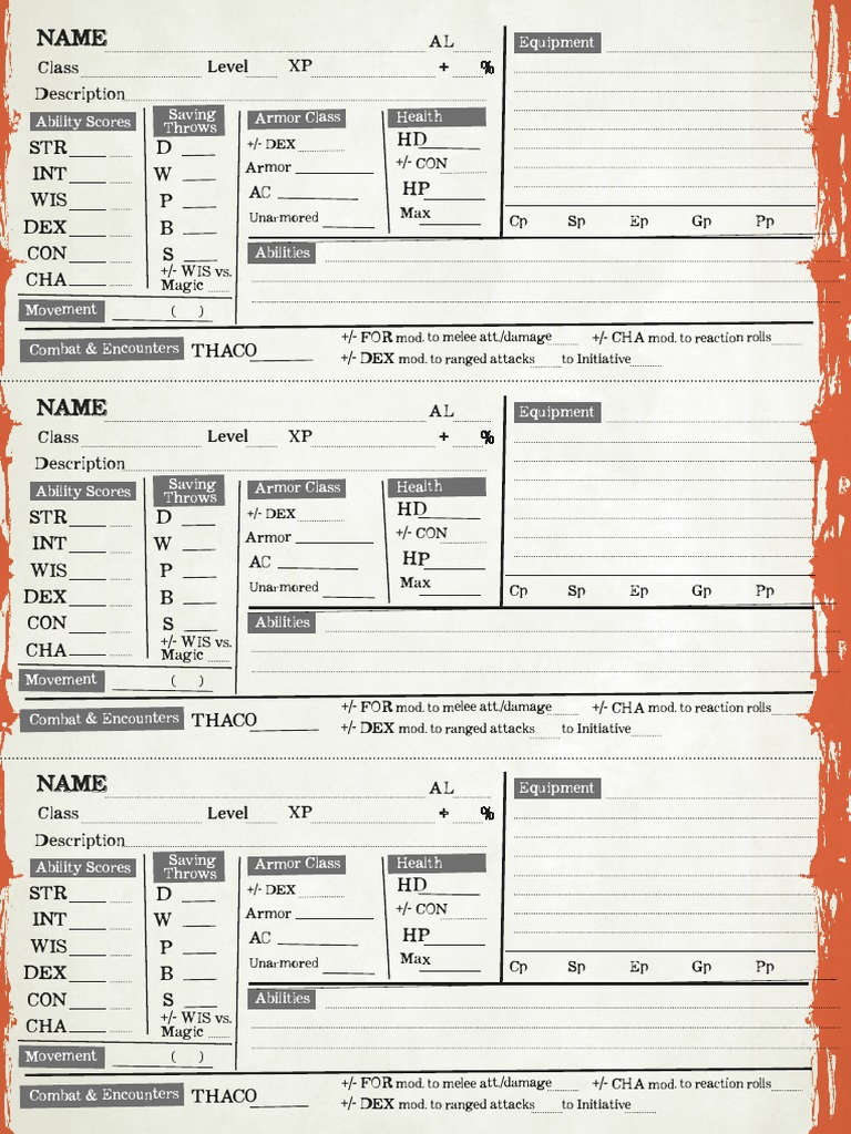 Knock2-MiniCharacterSheet | PDF