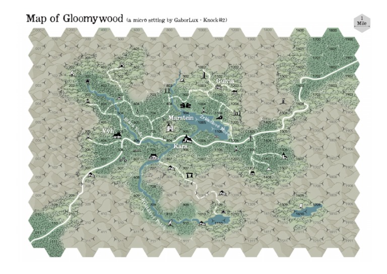 Map of Gloomy Wood | PDF