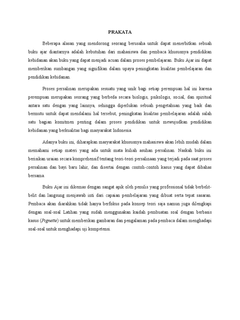 Buku Ajar Asuhan Persalinan Kebidanan | PDF