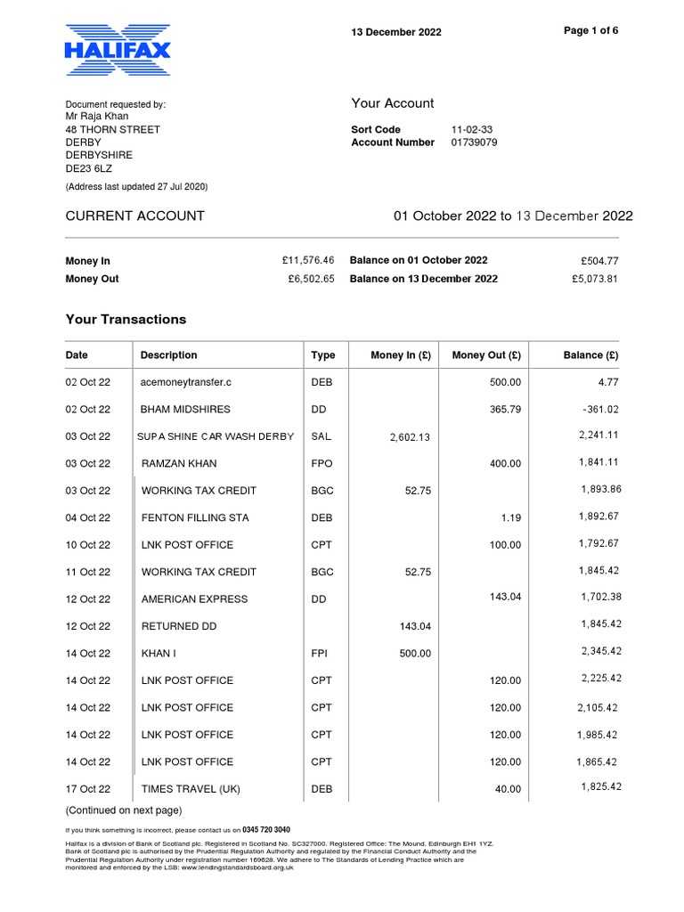 Halifax Statement | PDF