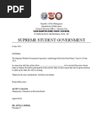 Letter Request For SBM Benchmarking | PDF
