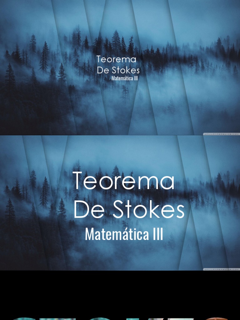 Ppt Matematica-teorema de Stokes | PDF | Integral | Curva
