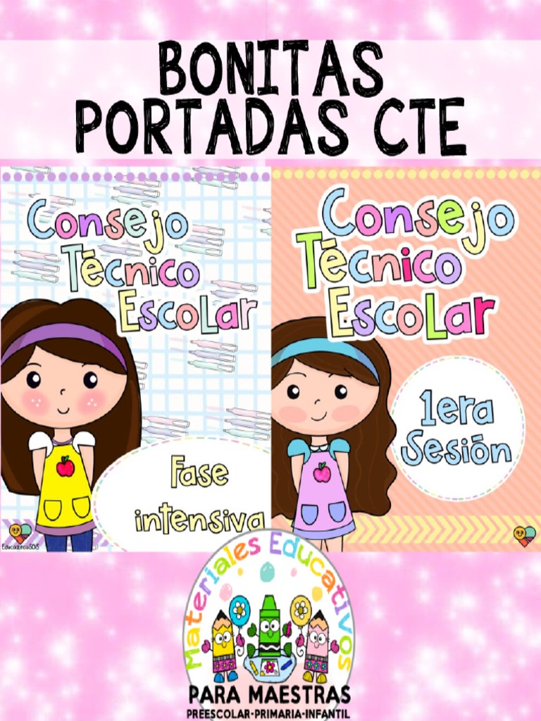 Bonitas Portadas para Organizar El CTE Recopiladas Por Materiales ...