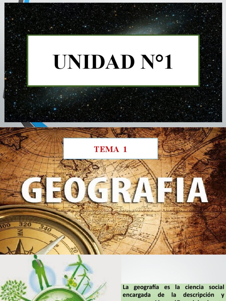 Unidad 1 Tema 1 | PDF | Geografía | Geografía Física