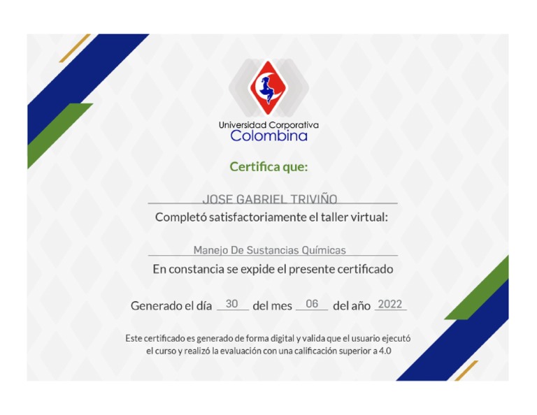 Manejo de Sustancias Quimicas | PDF Manejo de Sustancias Quimicas | PDF