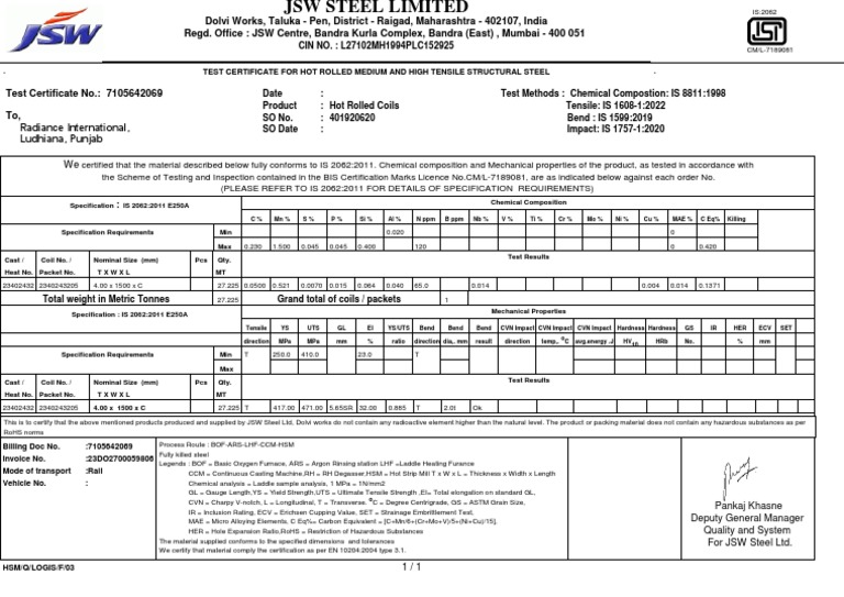 Material TC | PDF | Ultimate Tensile Strength | Strength Of Materials