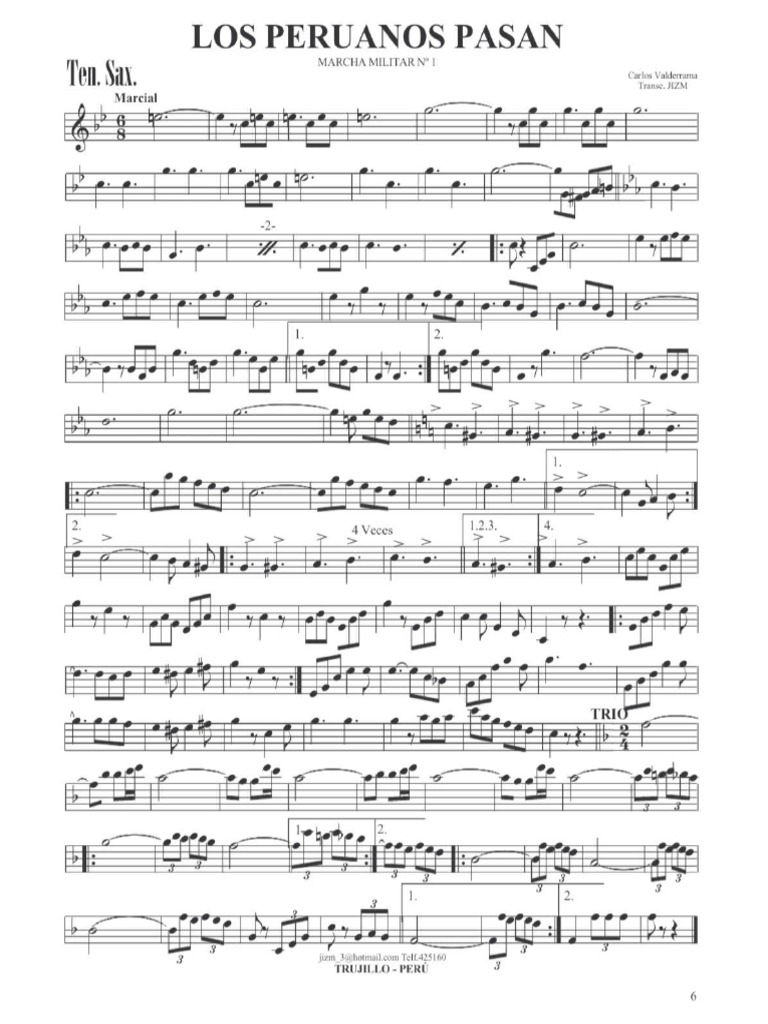 MARCHA PERUANOS PASAN | PDF