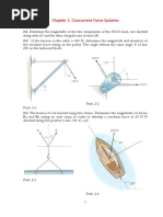 Chapter 2 Problems: Article 2/3 Problems Introductory Problems | PDF | Euclidean Vector | Force