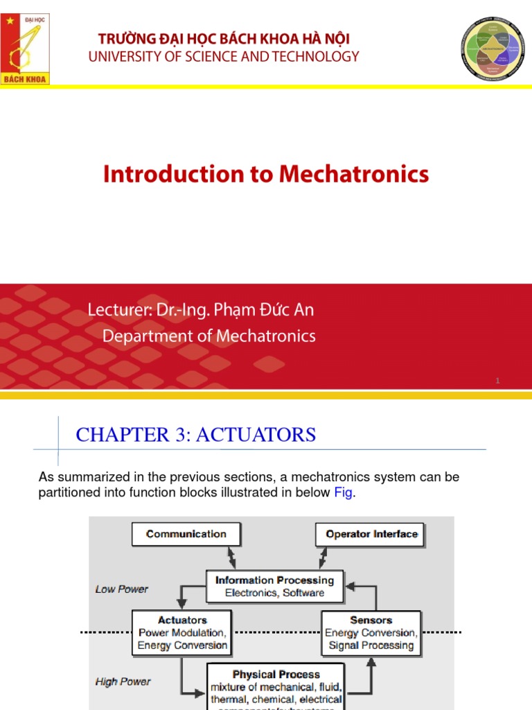 Chapter 3 - Actuators-1 | PDF | Electric Motor | Actuator