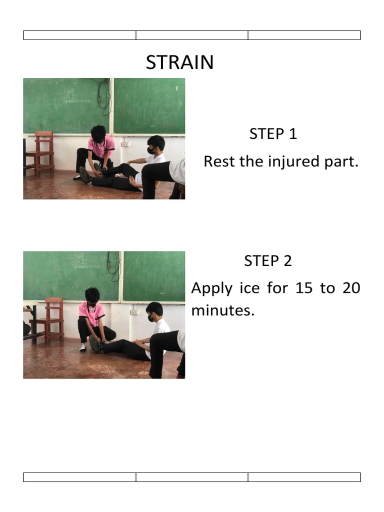 Strain Injury Treatment Steps | PDF