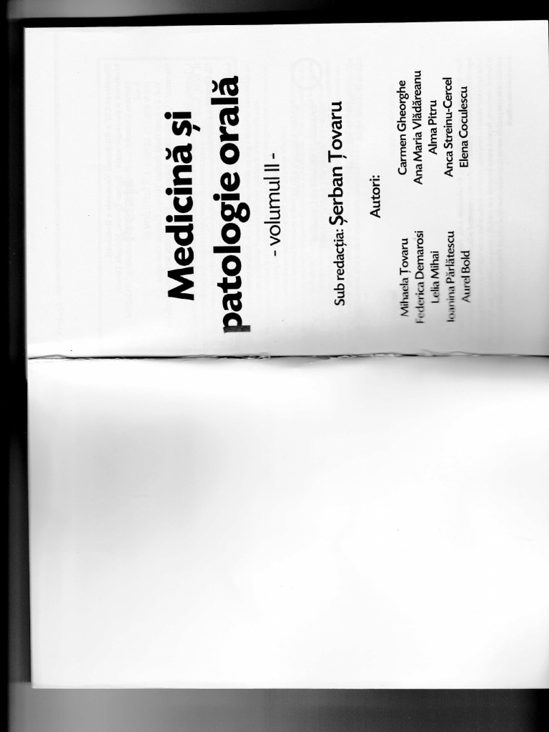 Patologie Orala Vol 2 Tovaru | PDF