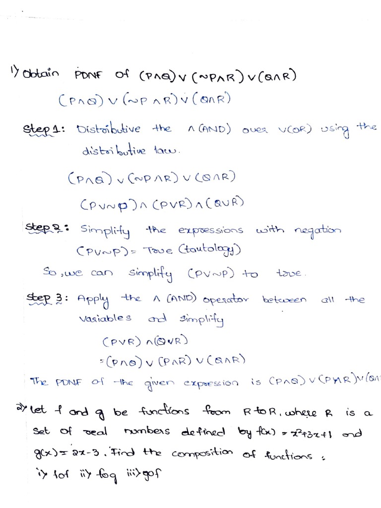 Mfcs Assignment 2 | PDF