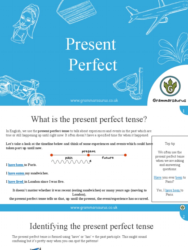 Present Perfect Tense | PDF