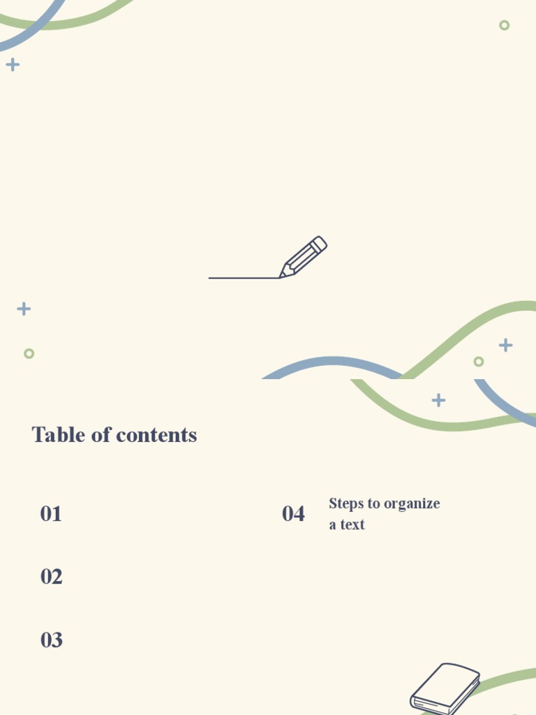 Organizing Text: Step-by-Step Guide | PDF