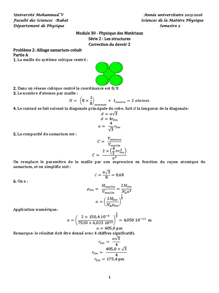 2-Structures Correction Devoir 2 | PDF