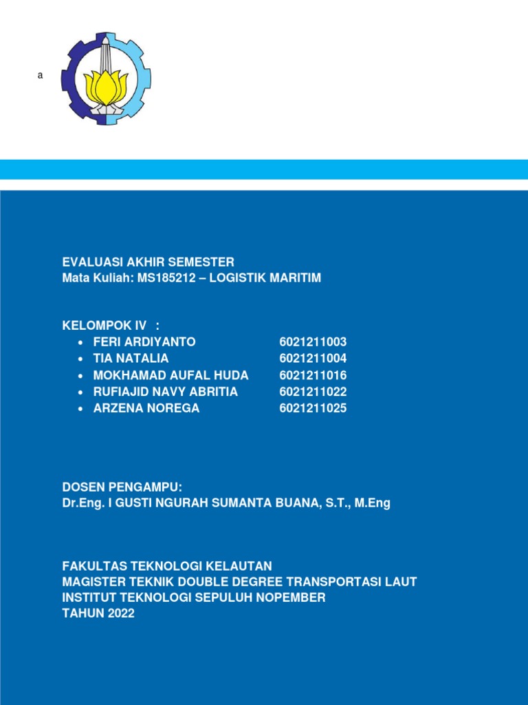Kelompok IV - Eas Logistik Maritim | PDF
