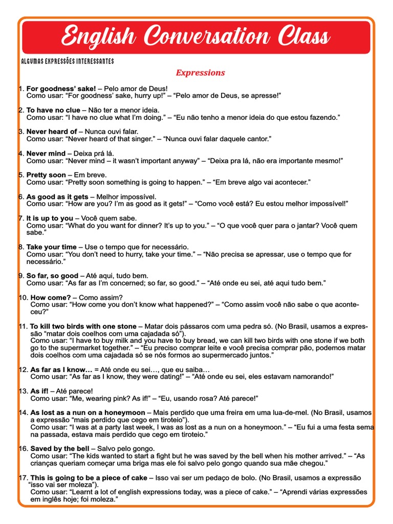 English Expressions | PDF