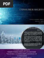 Consumer Rights Project Class 10 | PDF | Consumer Protection | Justice