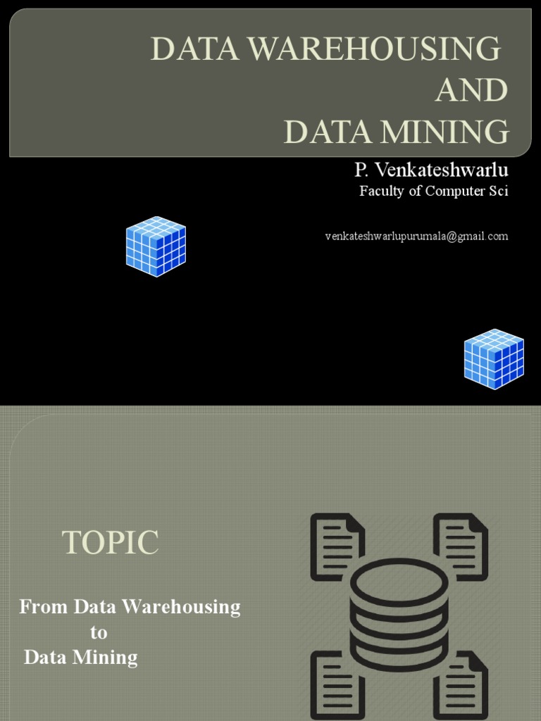 Chapter 3 Topic - 5 | PDF | Data Warehouse | Data Mining