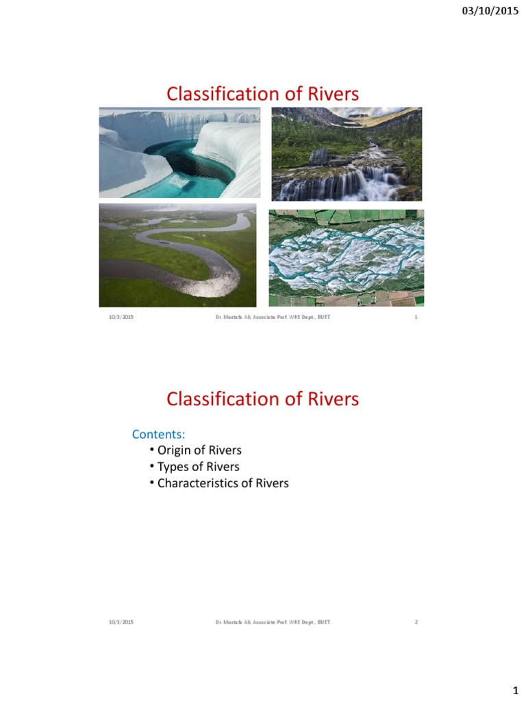 2 Classification of Rivers | PDF