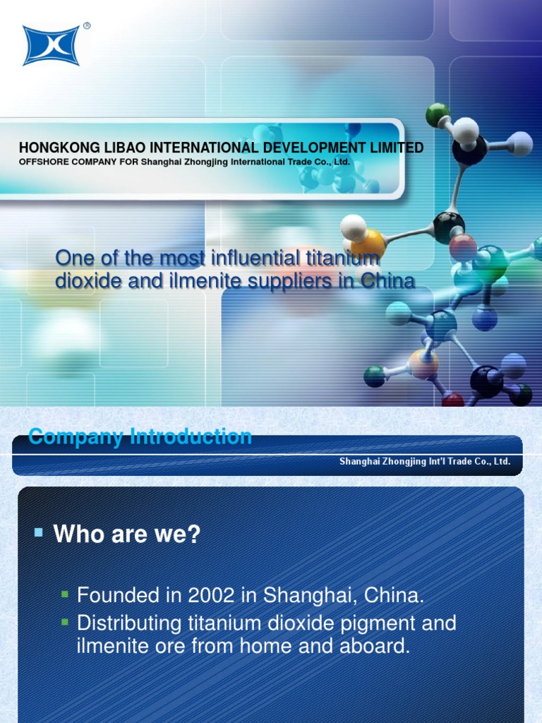 Libao: Leading TiO2 Supplier in China | PDF