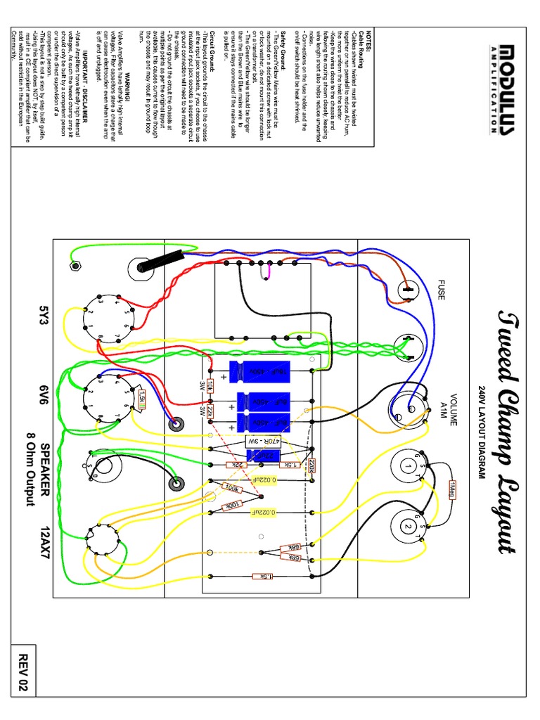 Tweed Champ Layout 5F1 | PDF