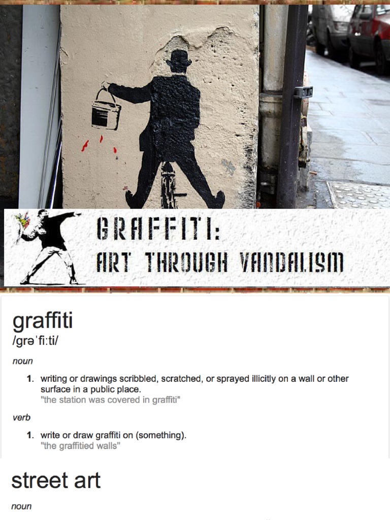 Exploring Street Art vs. Vandalism | PDF | Street Art | Graffiti