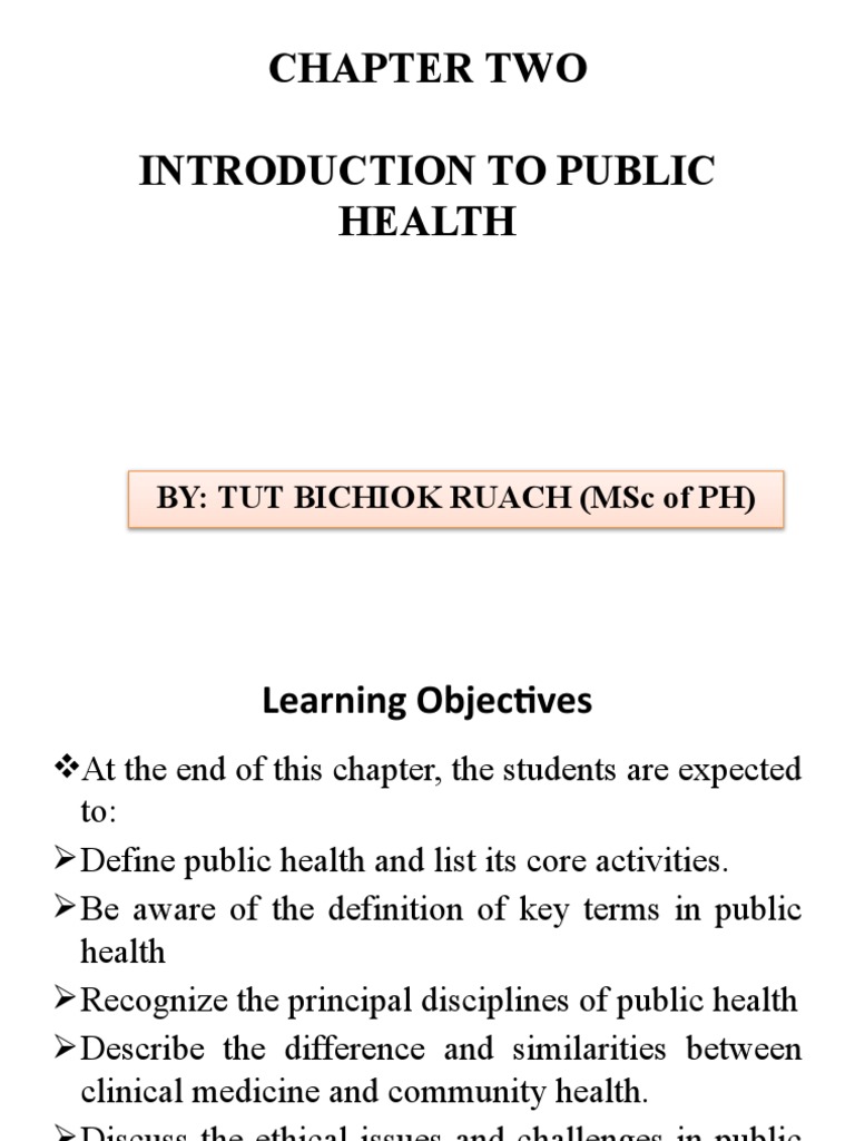 Public Health Basics for Students | PDF | Public Health | Preventive ...
