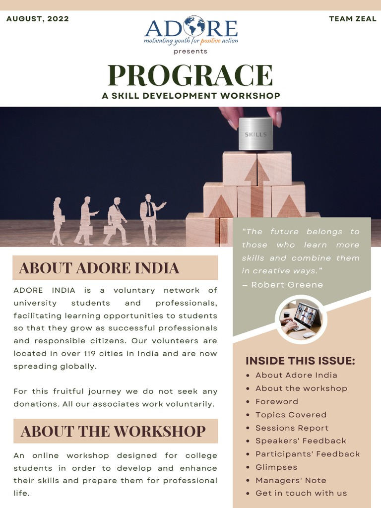 Newsletter_Prograce Workshop | PDF