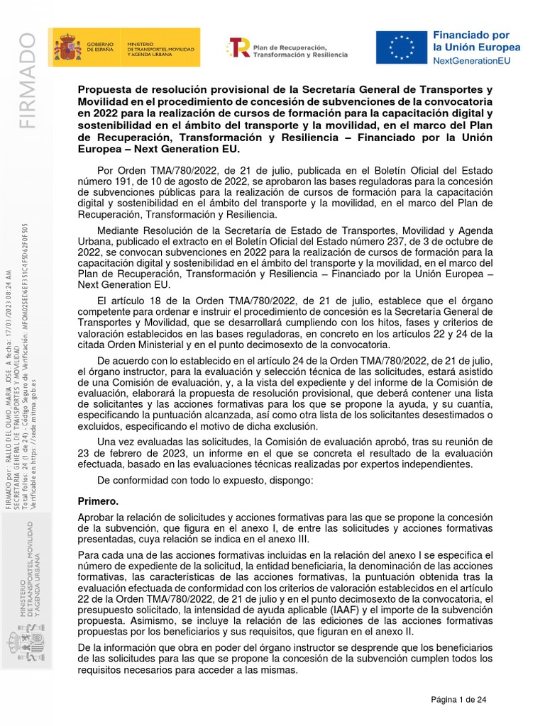 Formación MITMA | PDF