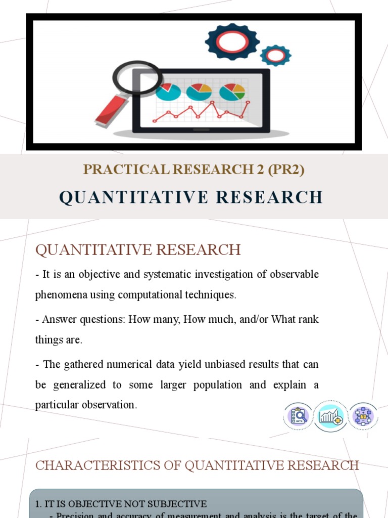 First Lecture | PDF | Dependent And Independent Variables | Quantitative Research
